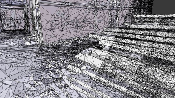 Demolition site facade 3D model - TurboSquid 1349782