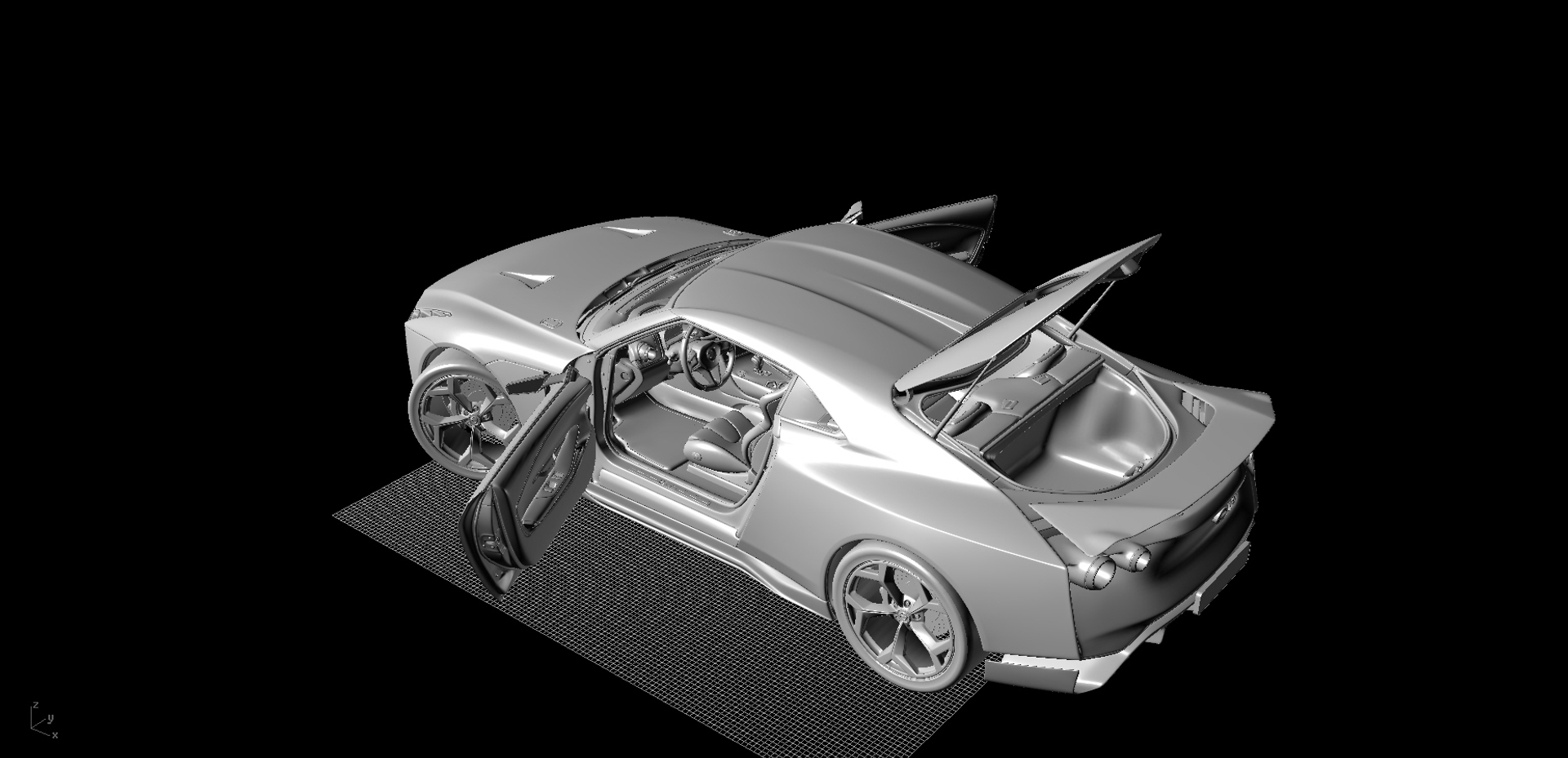 Realistic nissan gt-r50 concept 3D model - TurboSquid 1631399