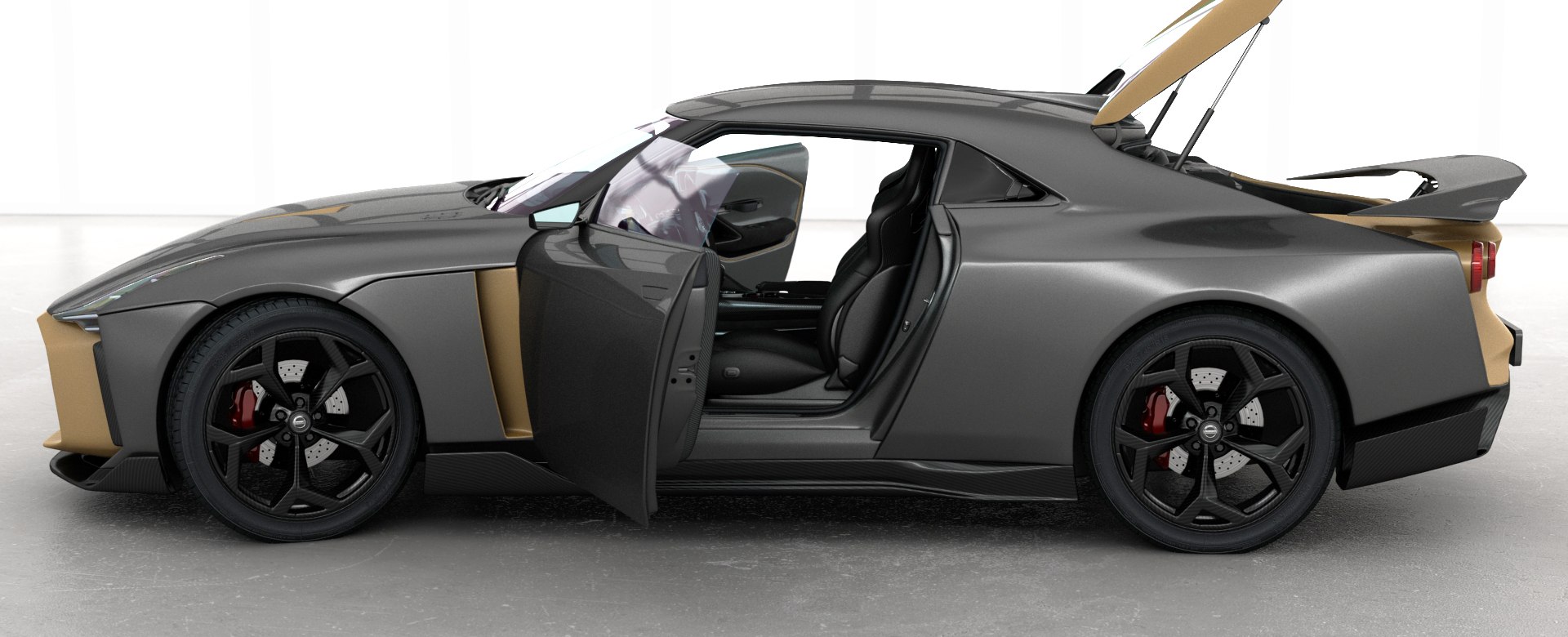 Realistic nissan gt-r50 concept 3D model - TurboSquid 1631399