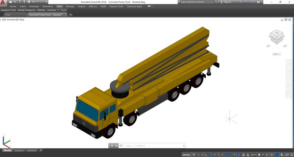 Parametric Concrete Pump Truck - Revit Family 3D model - TurboSquid 1820165
