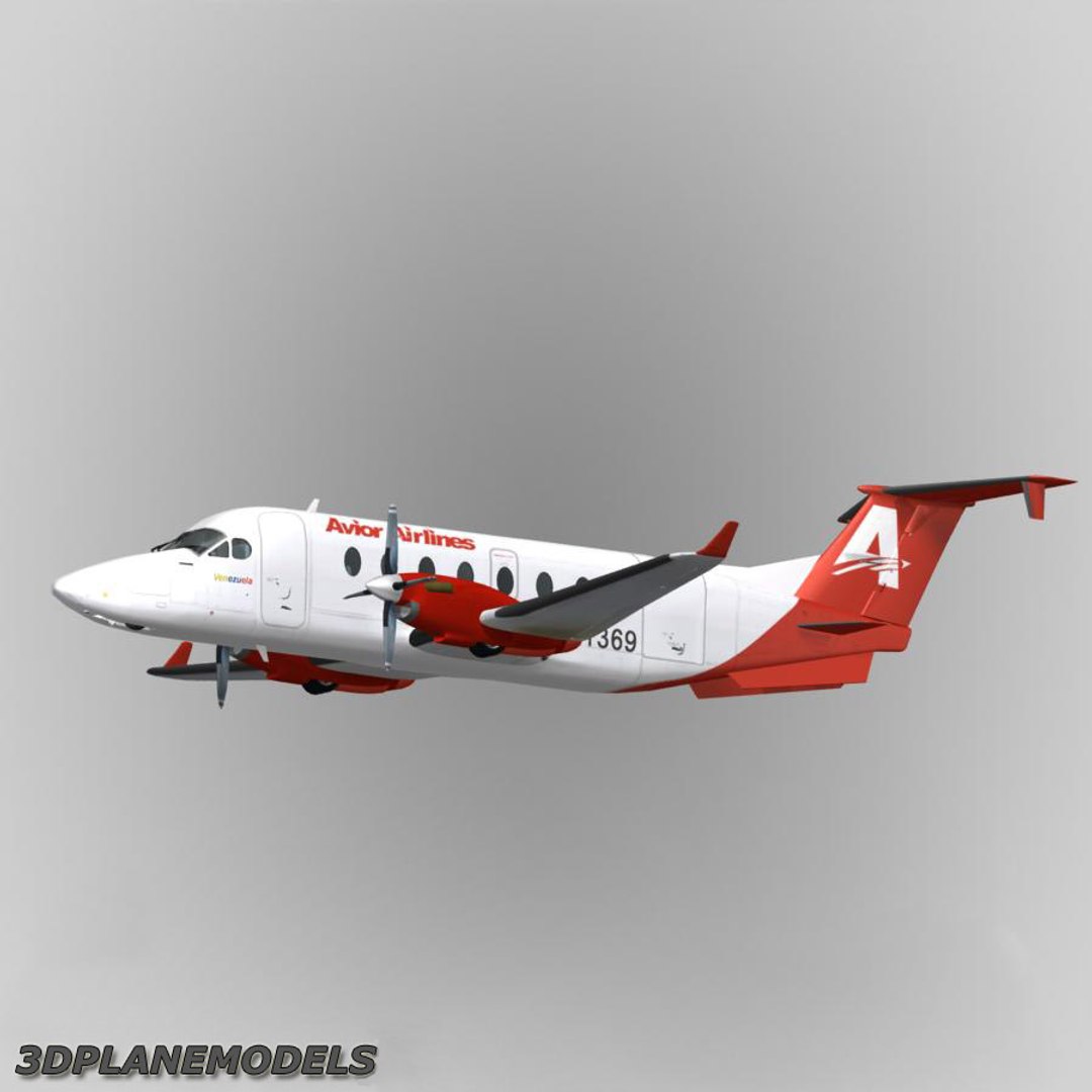 3d Beechcraft 1900d Airliner Avior