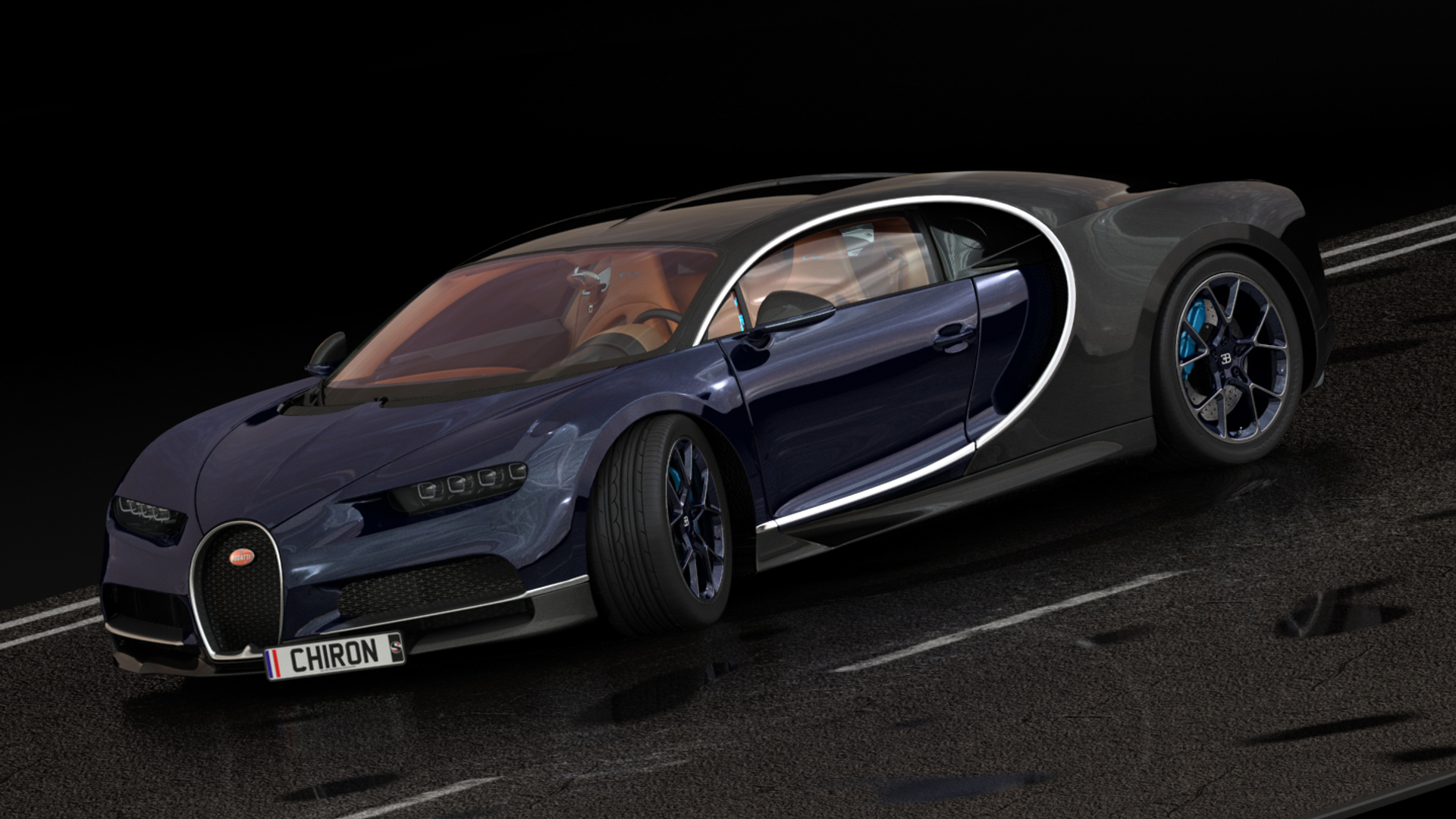 bugatti chiron 3d model