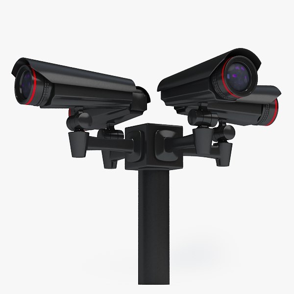 3d model security camera