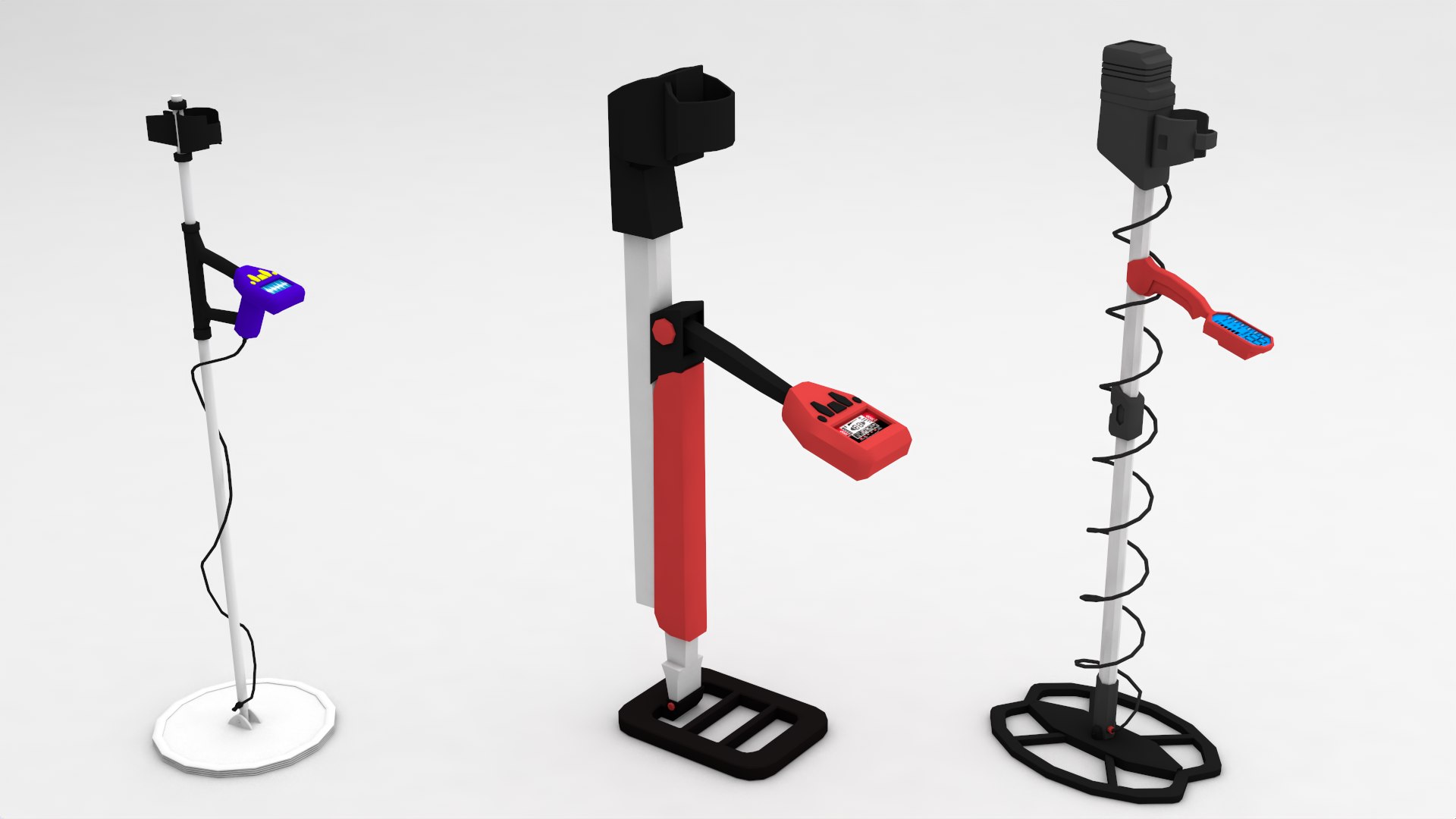 Metal Detector 3D Model - TurboSquid 2241627