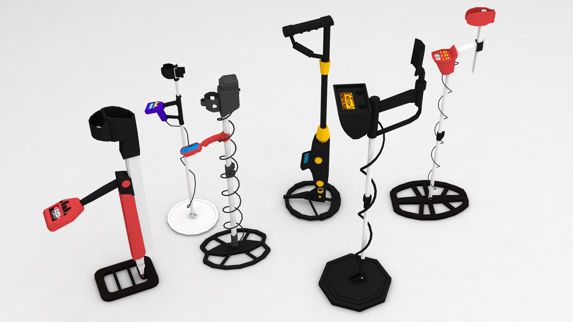 Metal Detector 3D Model - TurboSquid 2241627