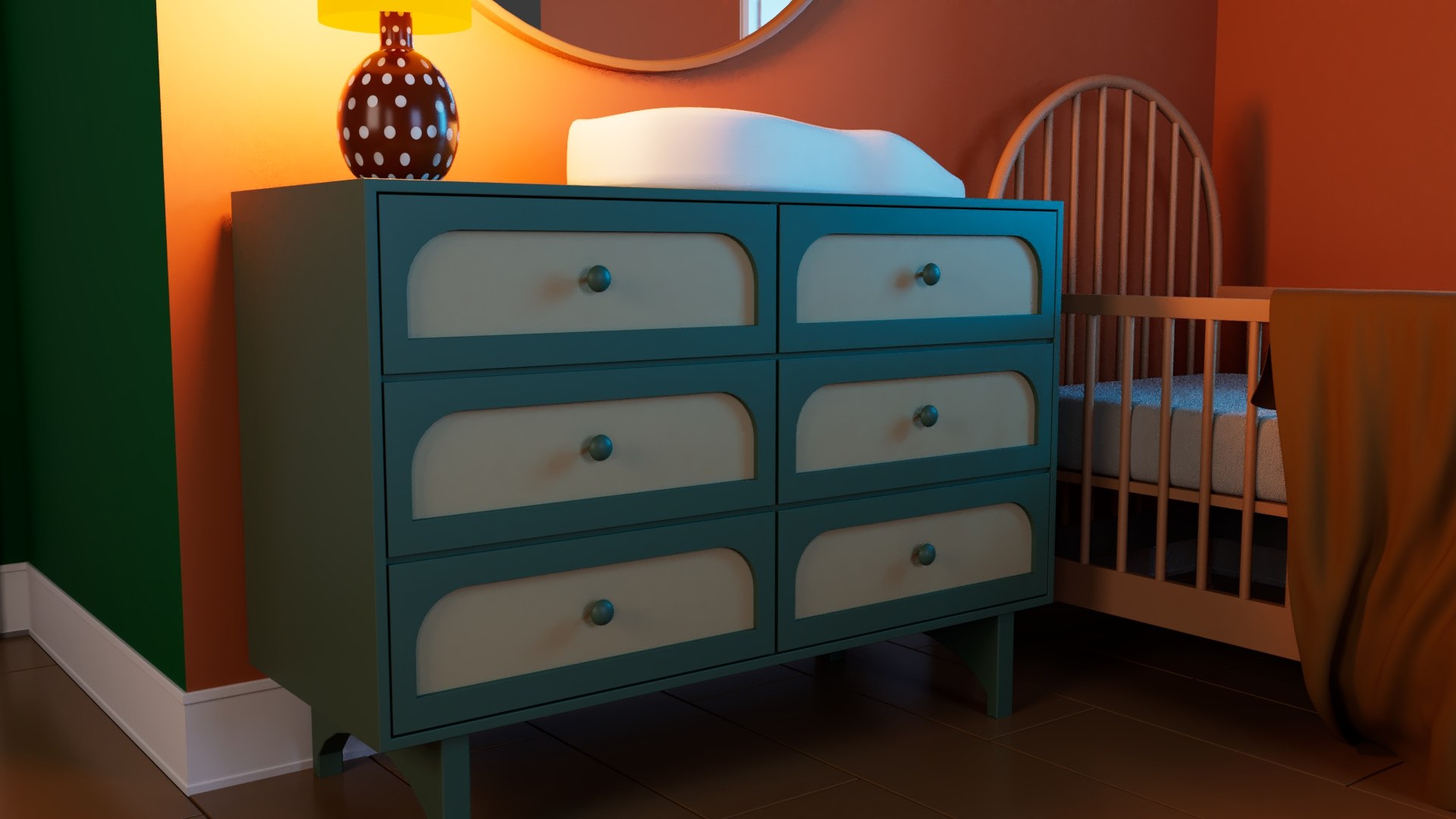 Isometric Kids Bedroom 3D Model - TurboSquid 2251818