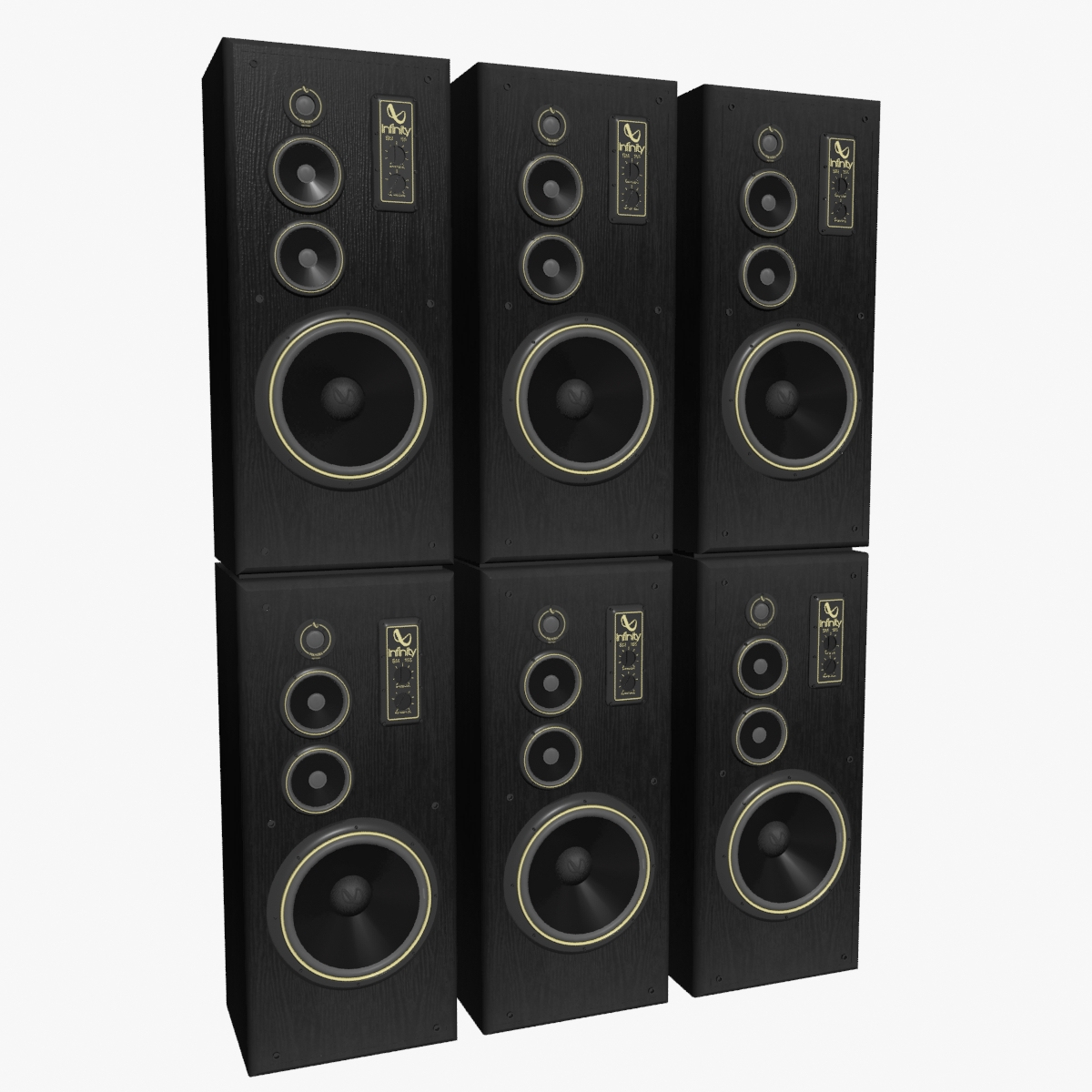 infinity speaker sm 155 3d model