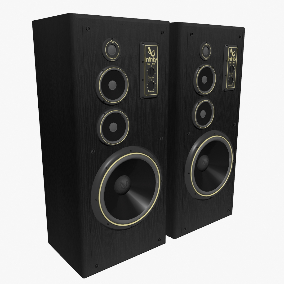 infinity speaker sm 155 3d model