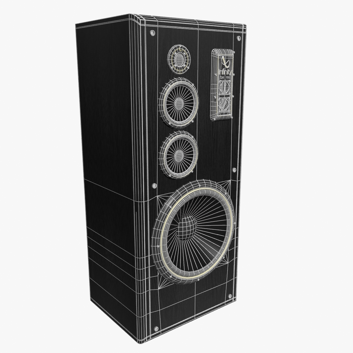 infinity speaker sm 155 3d model