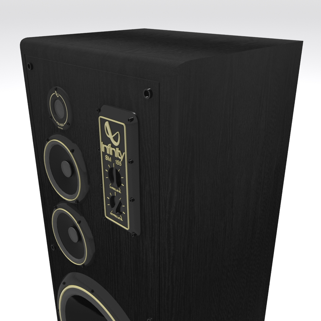 infinity speaker sm 155 3d model