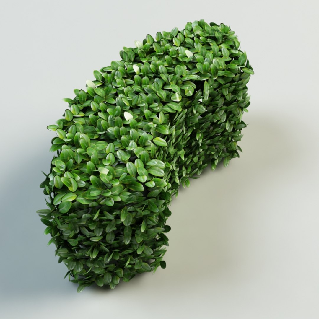 3ds max arc hedge bushes