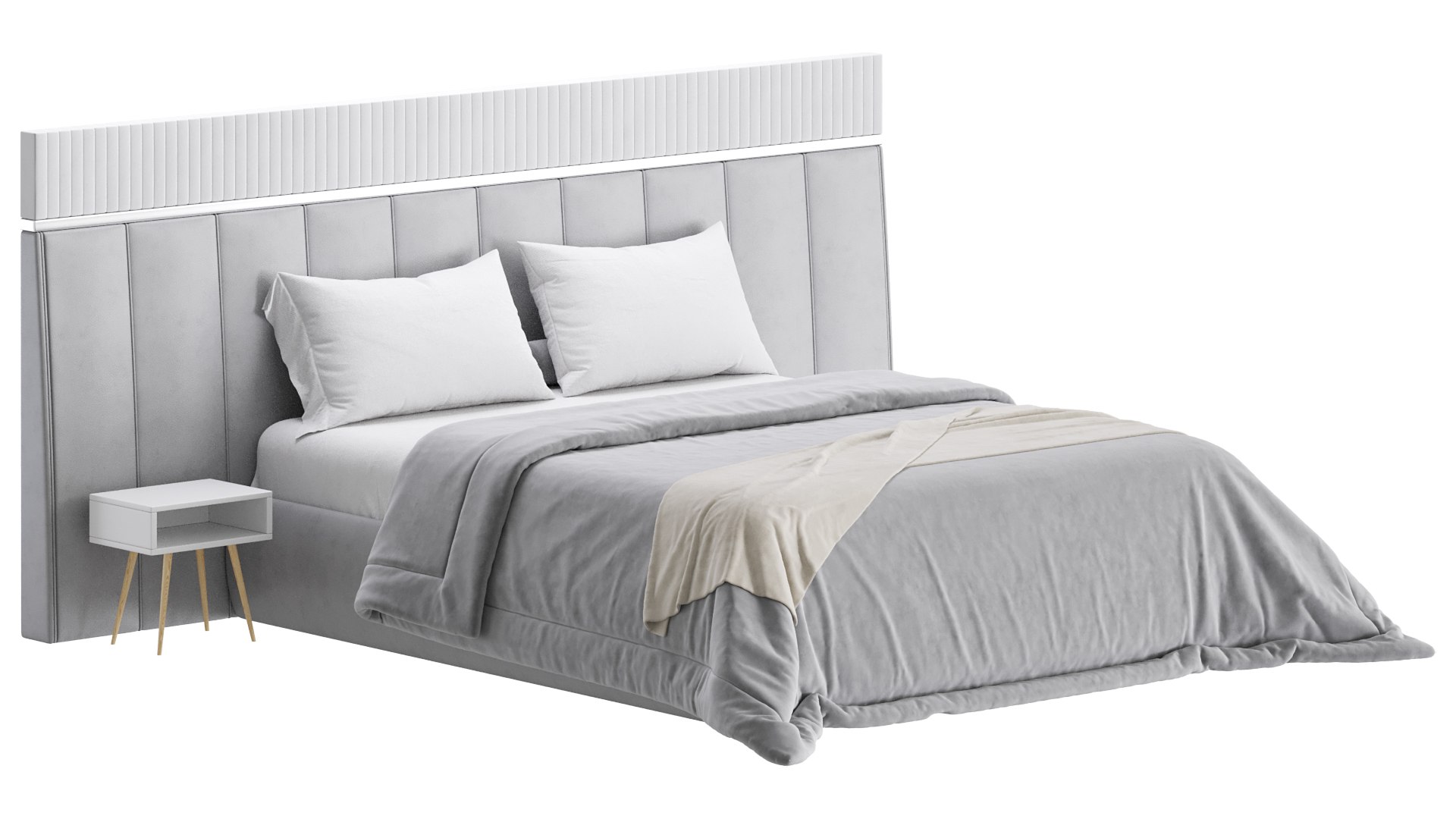 NIKAY BED 3D Model - TurboSquid 2229326