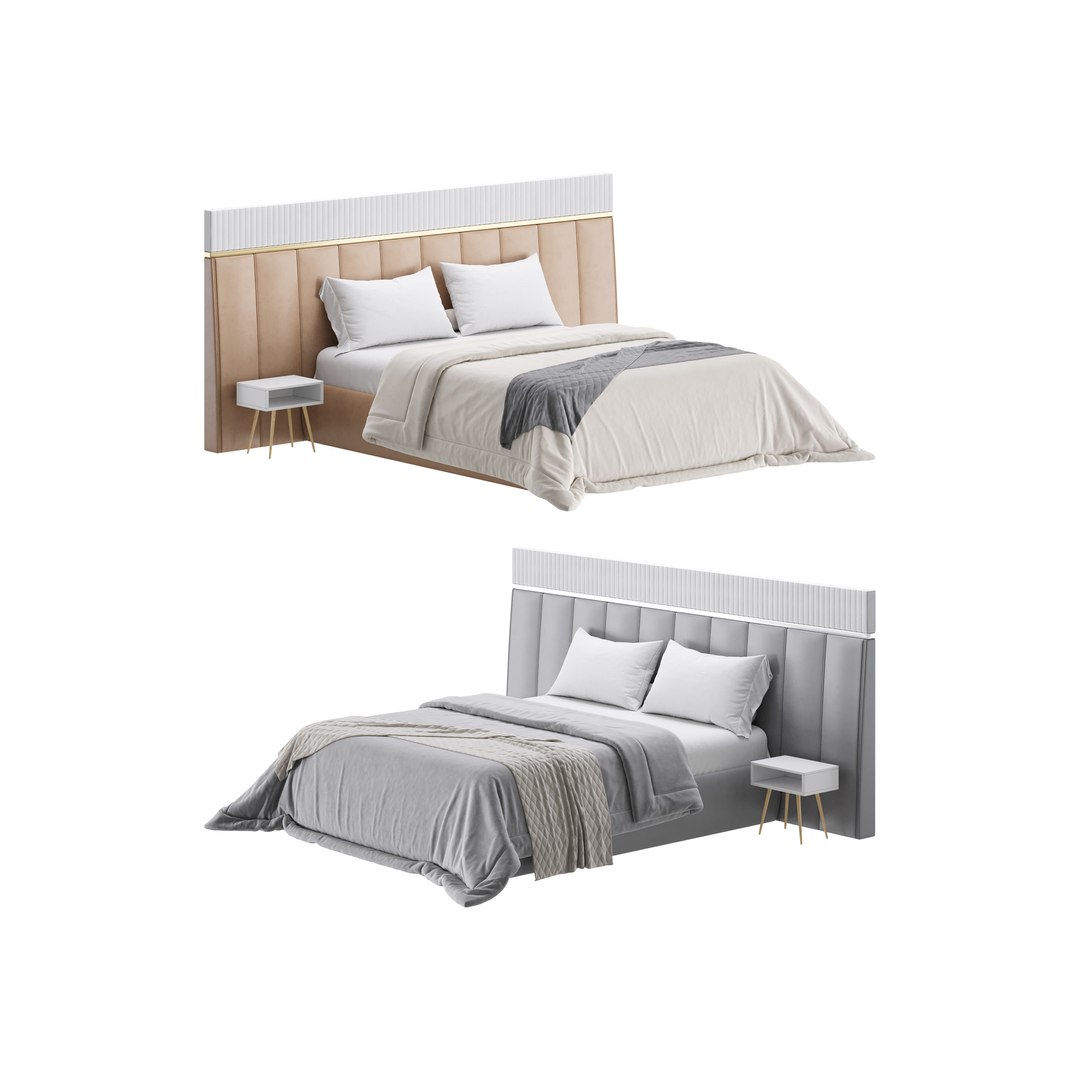 NIKAY BED 3D Model - TurboSquid 2229326