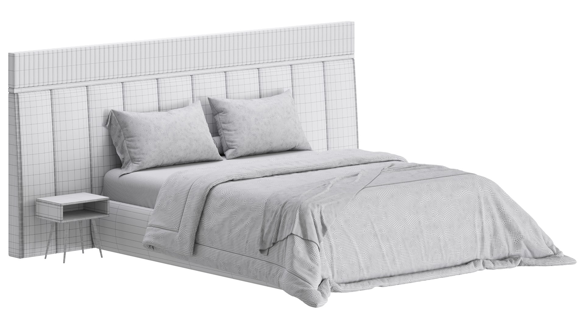 NIKAY BED 3D Model - TurboSquid 2229326