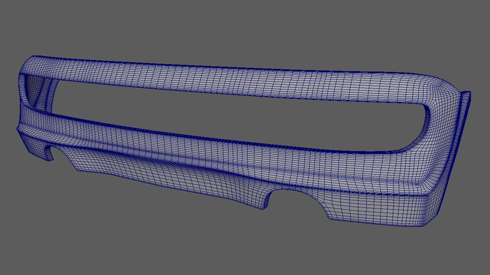 3D Rear Bumper Custom 01 Model - TurboSquid 2026052