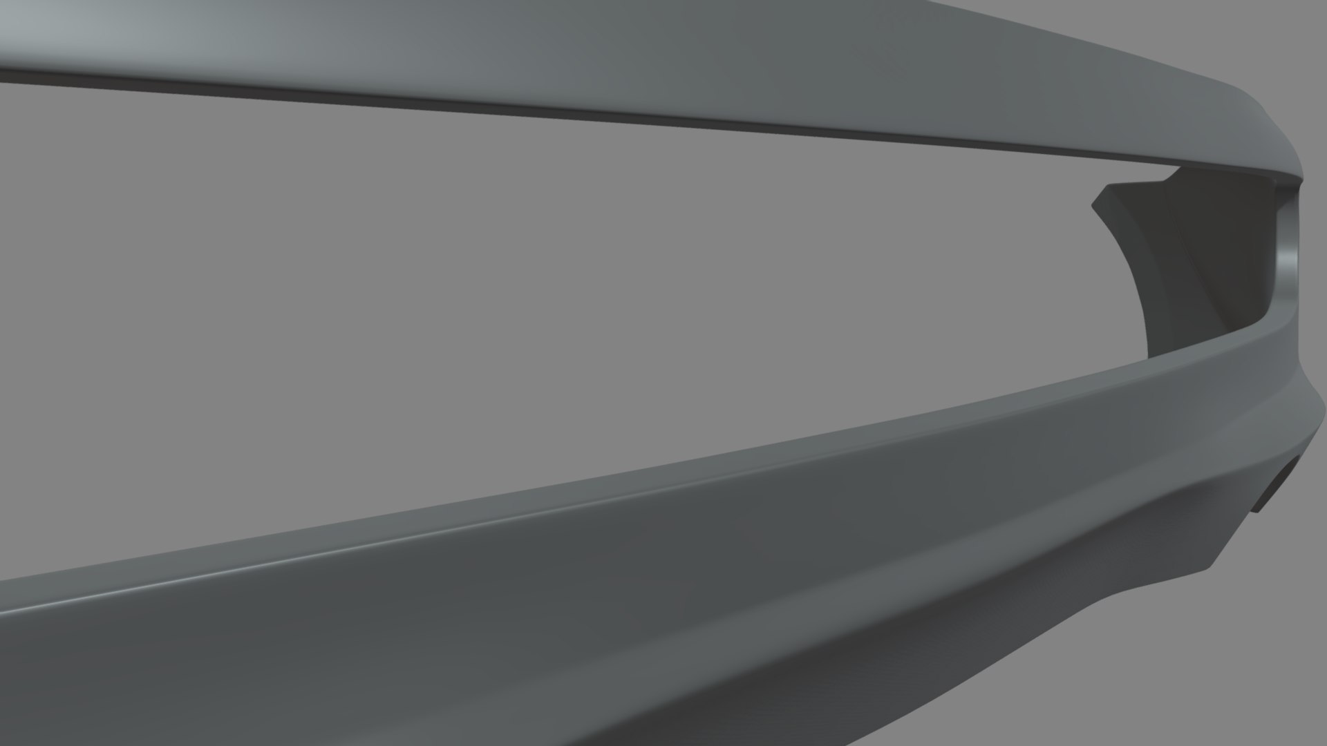 3D Rear Bumper Custom 01 Model - TurboSquid 2026052