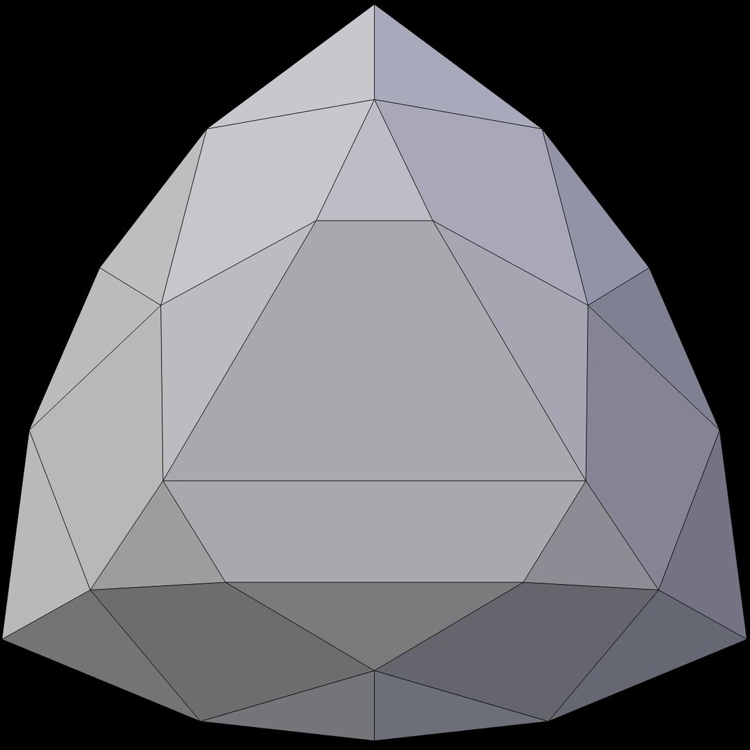 3d Model Triangle Cut