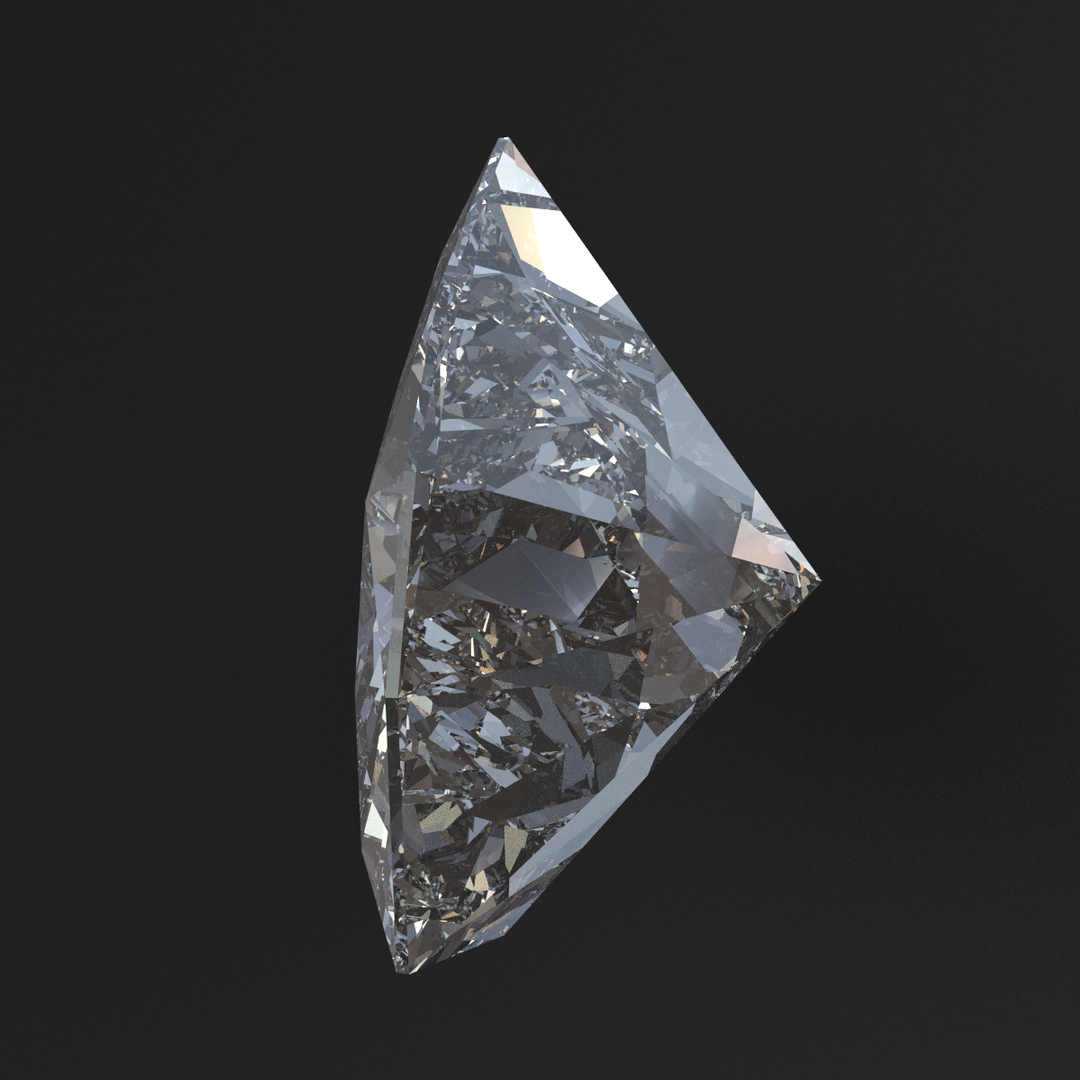 3d model triangle cut