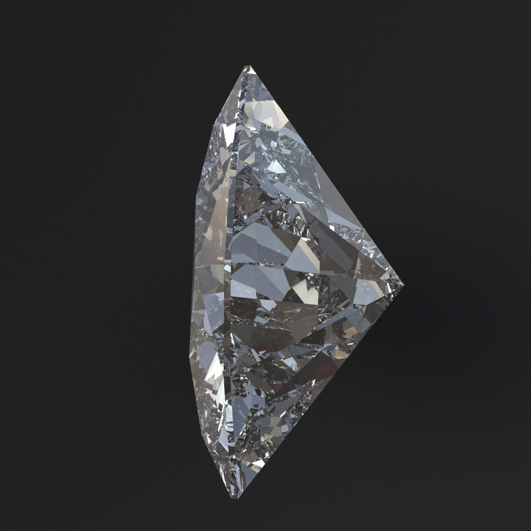 3d model triangle cut