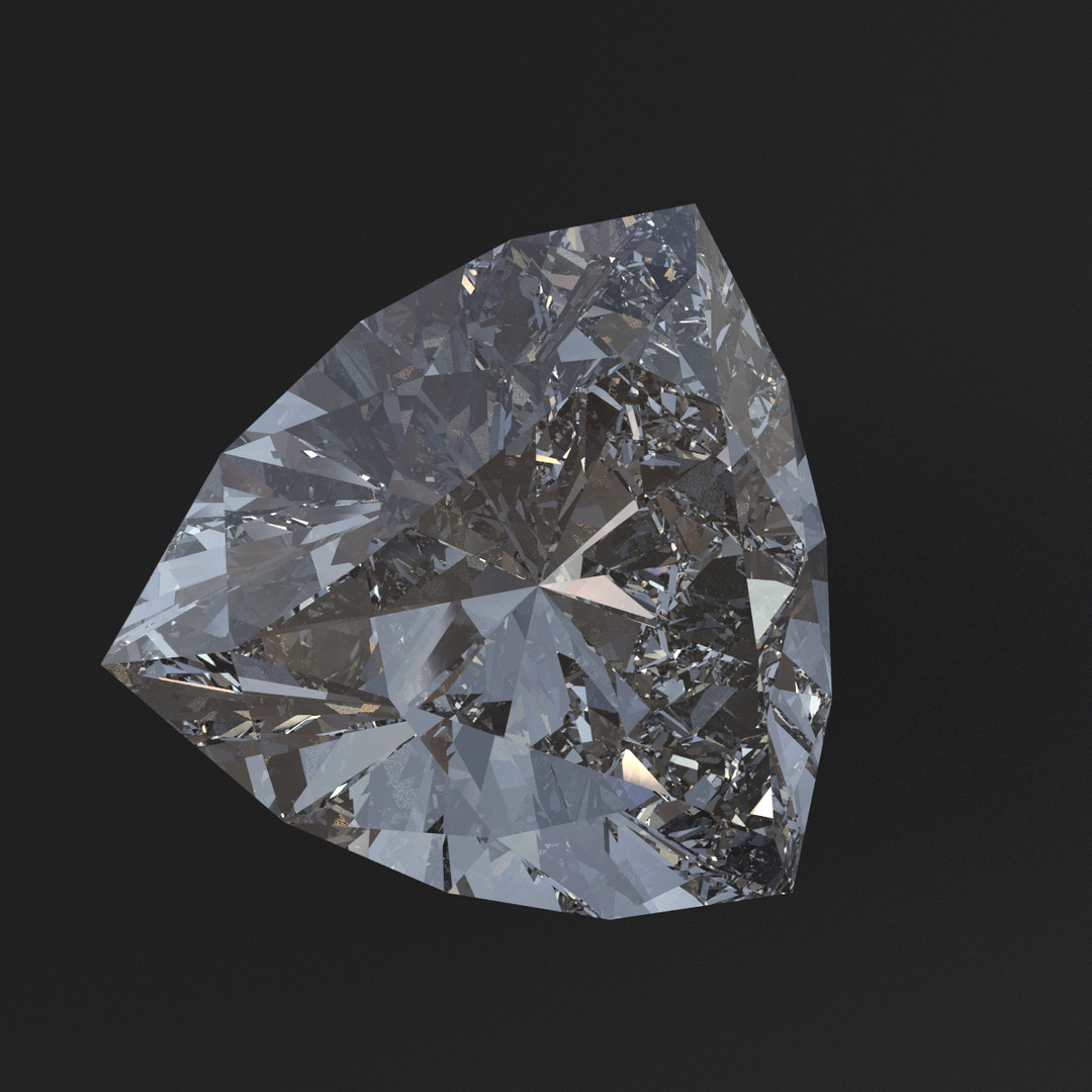 3d model triangle cut