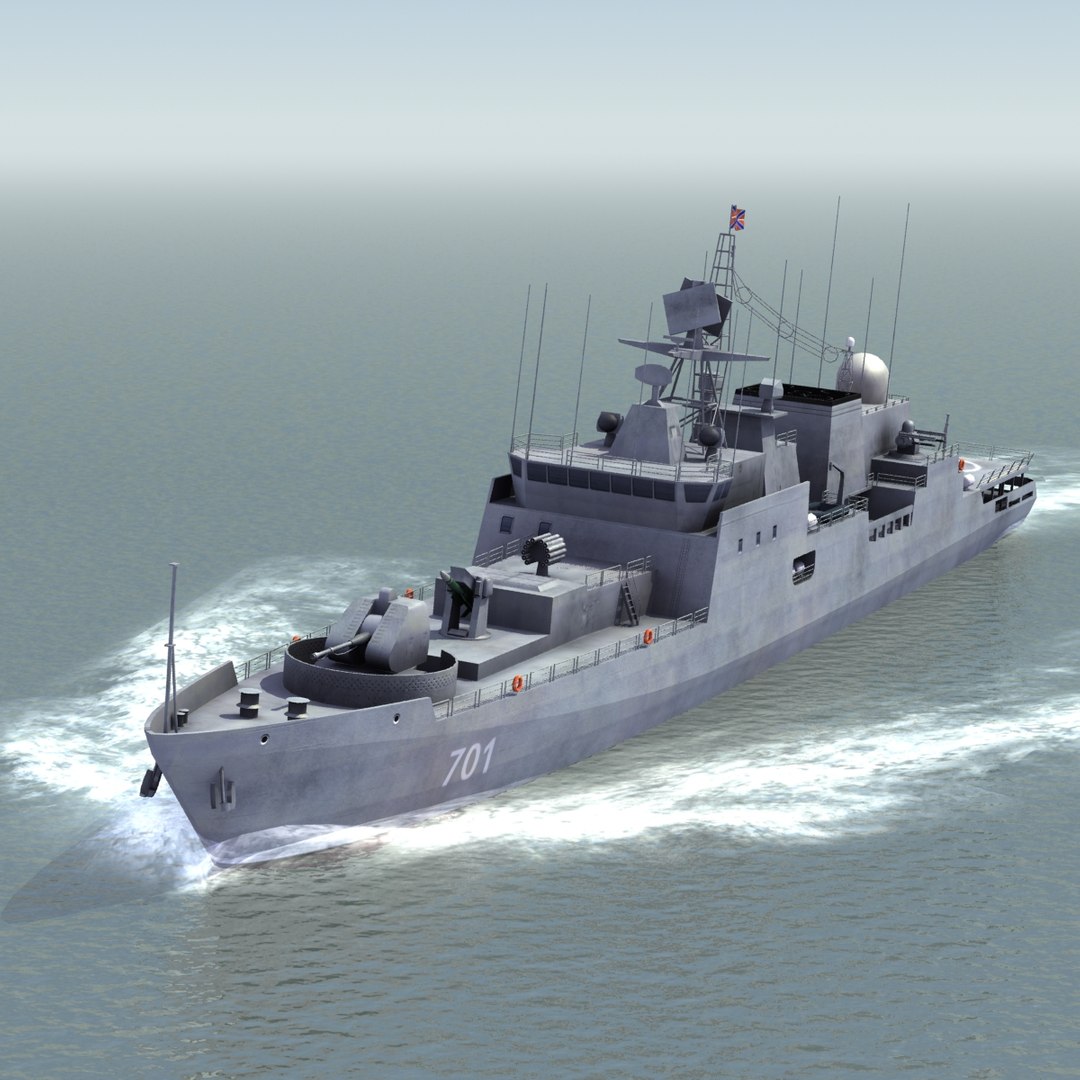 3d project 11356m class frigate
