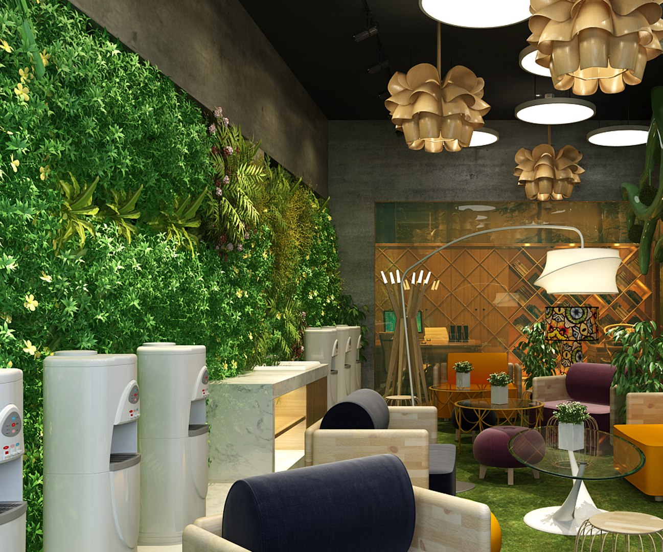 3D Modern Rest and Reception Area Model model - TurboSquid 2056524