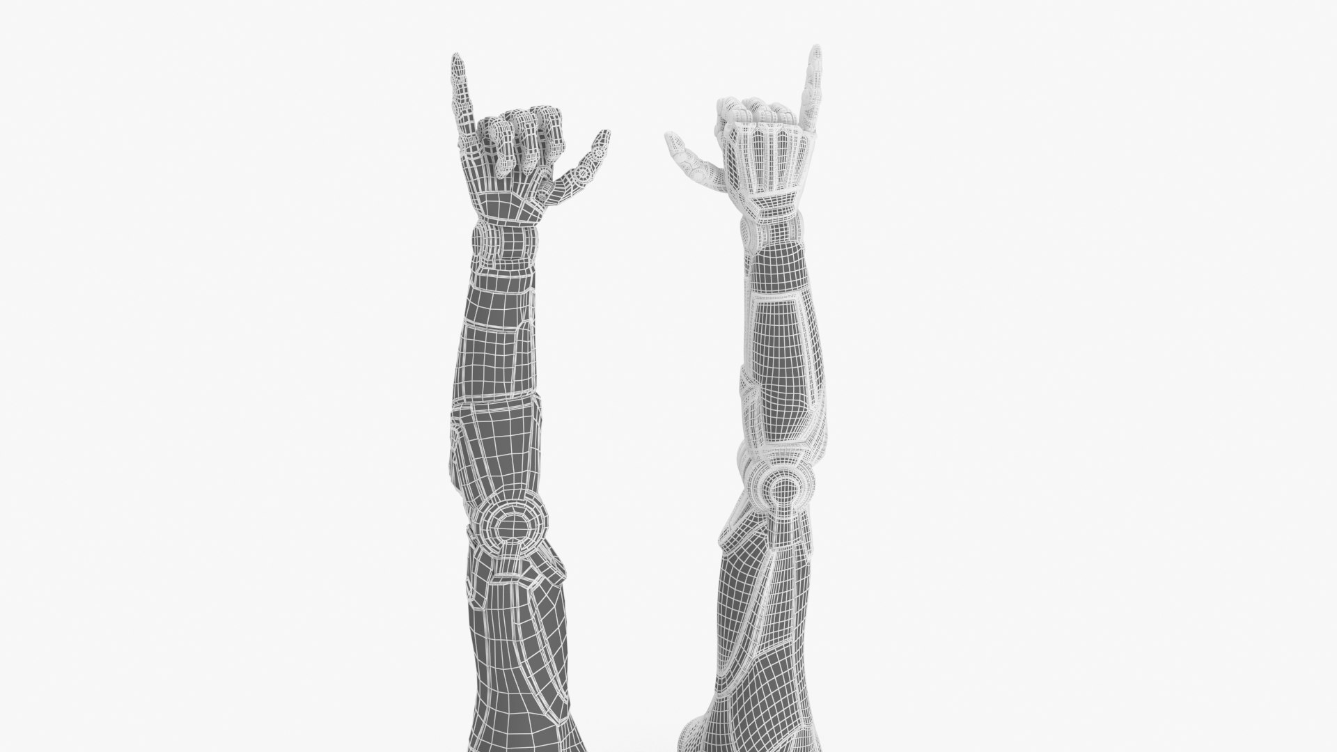 Cyborg Arm Shows Jumbo 3D Model - TurboSquid 2294819
