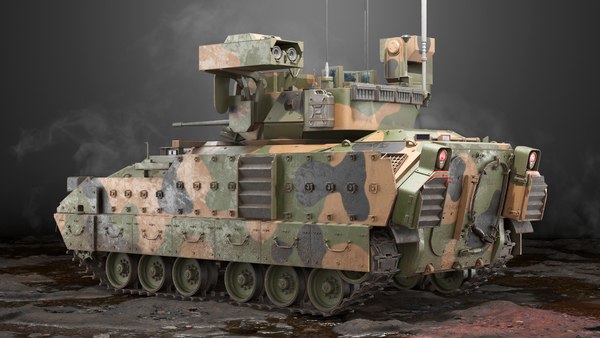 modelo 3d Tanque Bradley M2A3 PBR - TurboSquid 2288313