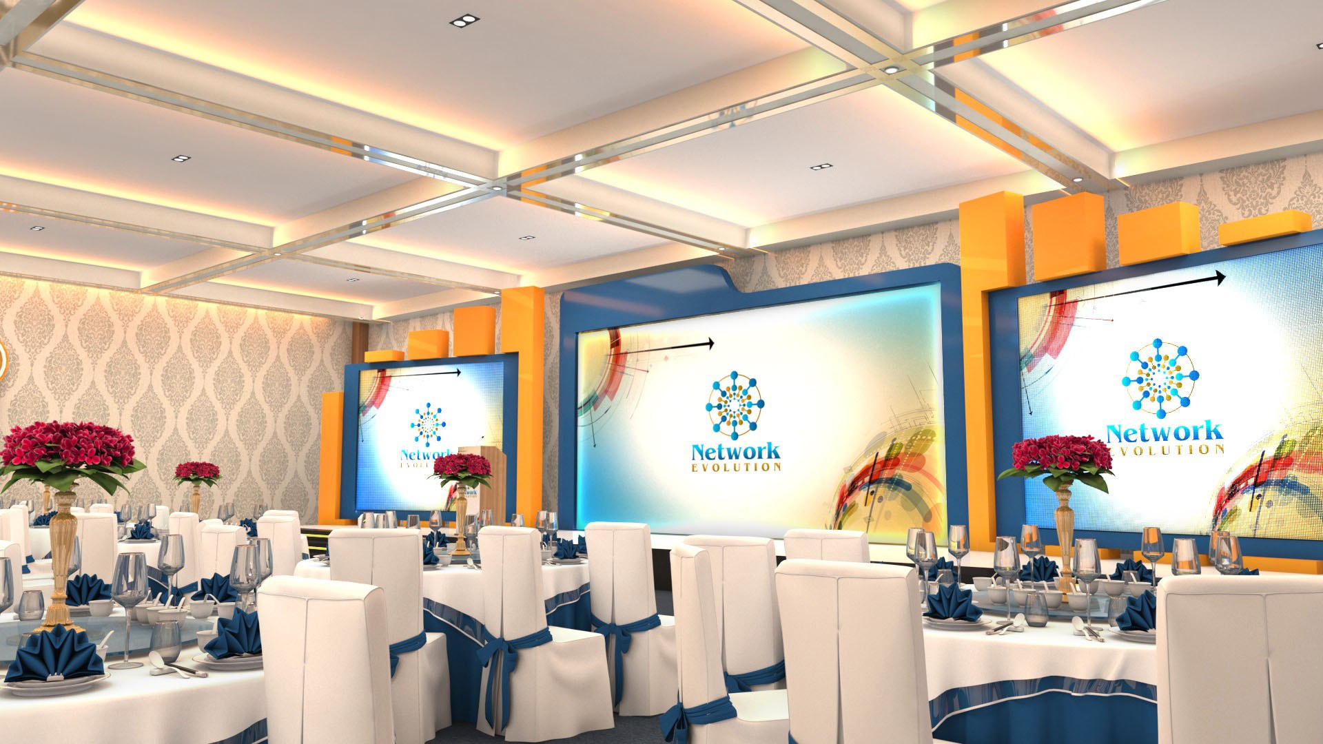 Corporate Event Design Model - TurboSquid 2276884