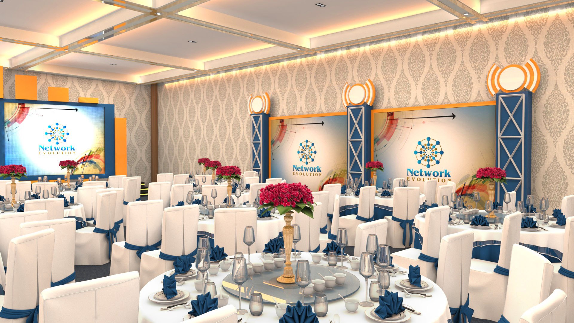 Corporate Event Design Model - TurboSquid 2276884