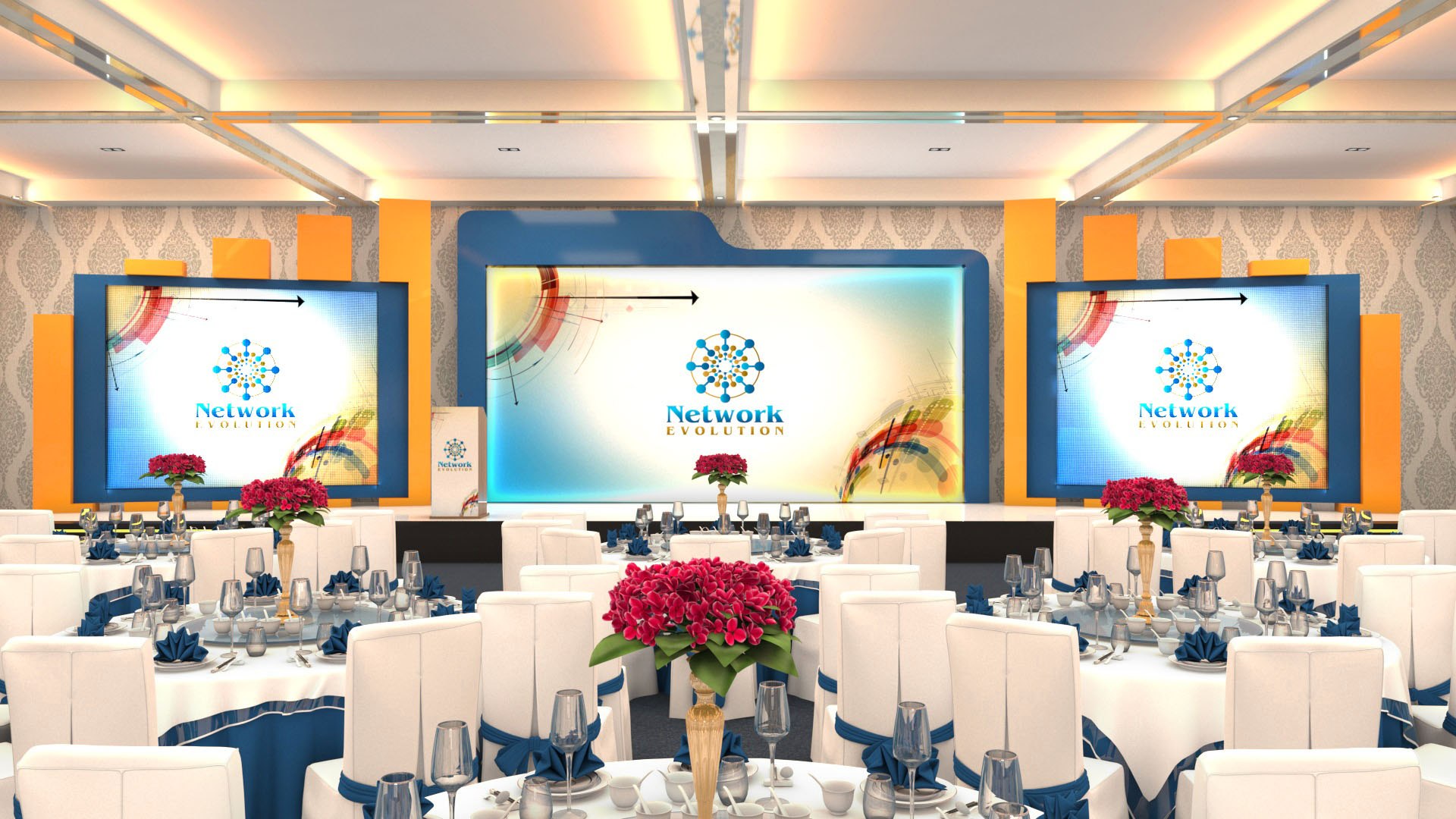 Corporate Event Design Model - TurboSquid 2276884