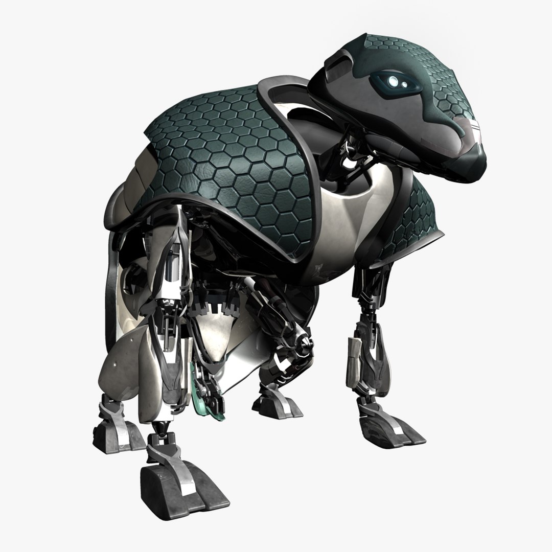 3d Model Armadillo Armor Animation Robot