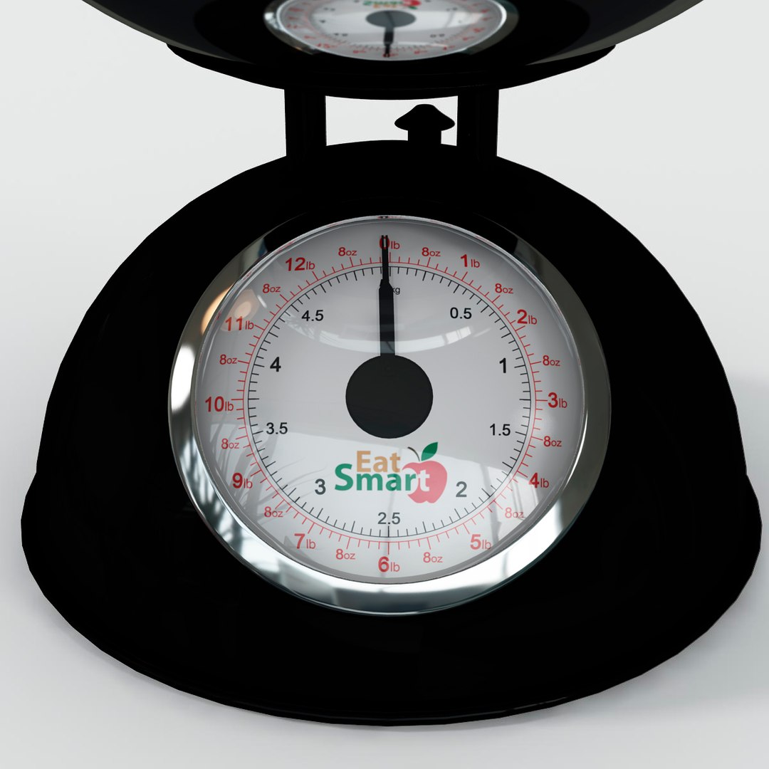 Kitchen Mechanical Scales Eatsmart 3d 3ds