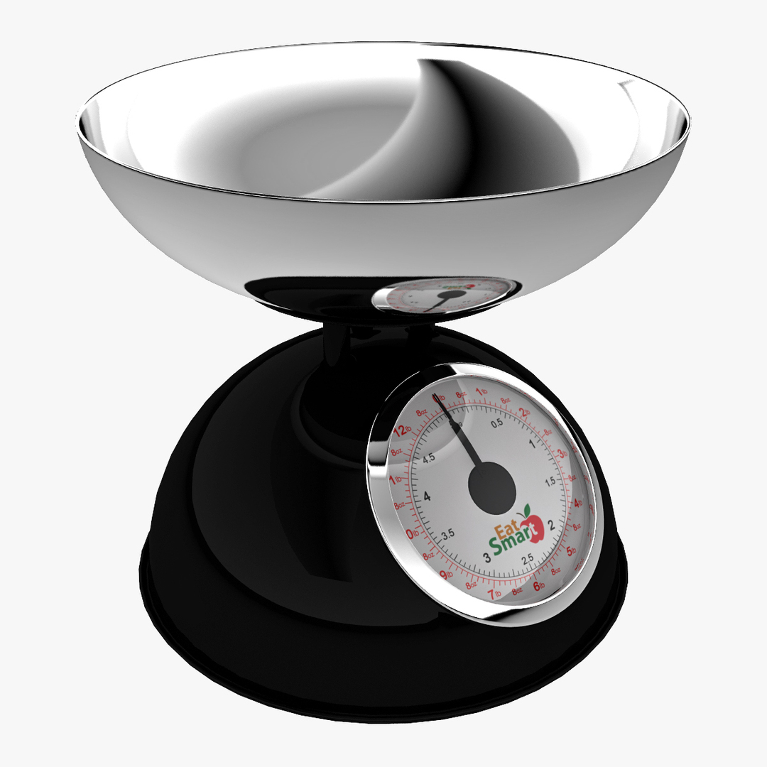 Kitchen Mechanical Scales Eatsmart 3d 3ds