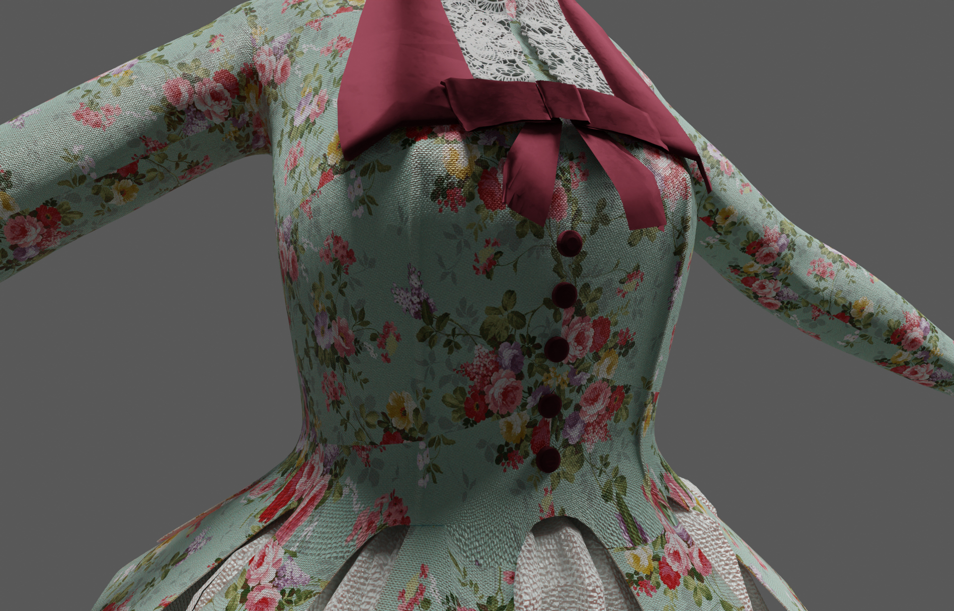 Free 3D Late Victorian Dress model - TurboSquid 1968725