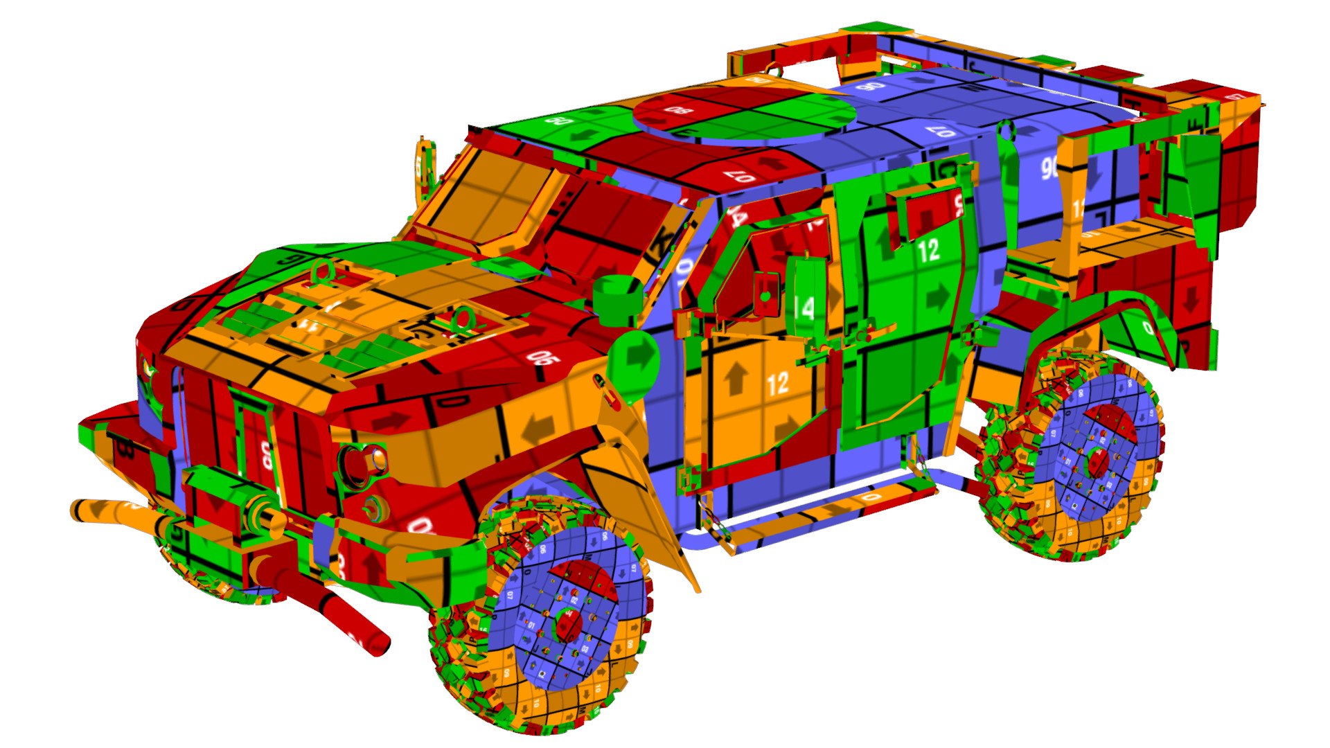 3D US Military Vehicles model - TurboSquid 2174747
