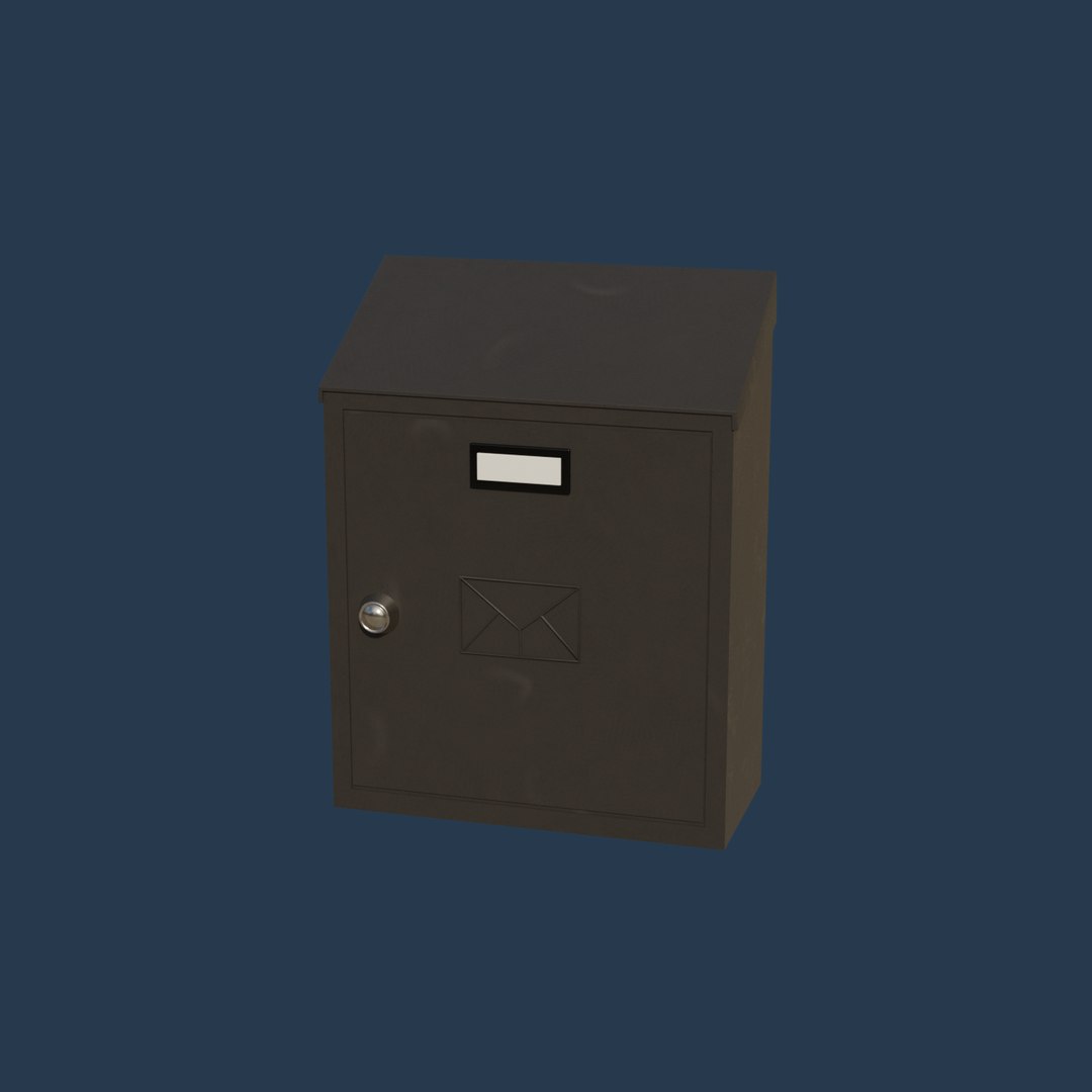 3D Postbox - TurboSquid 2102529