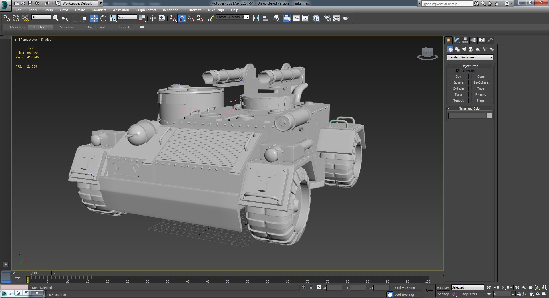 Tank 3d Max
