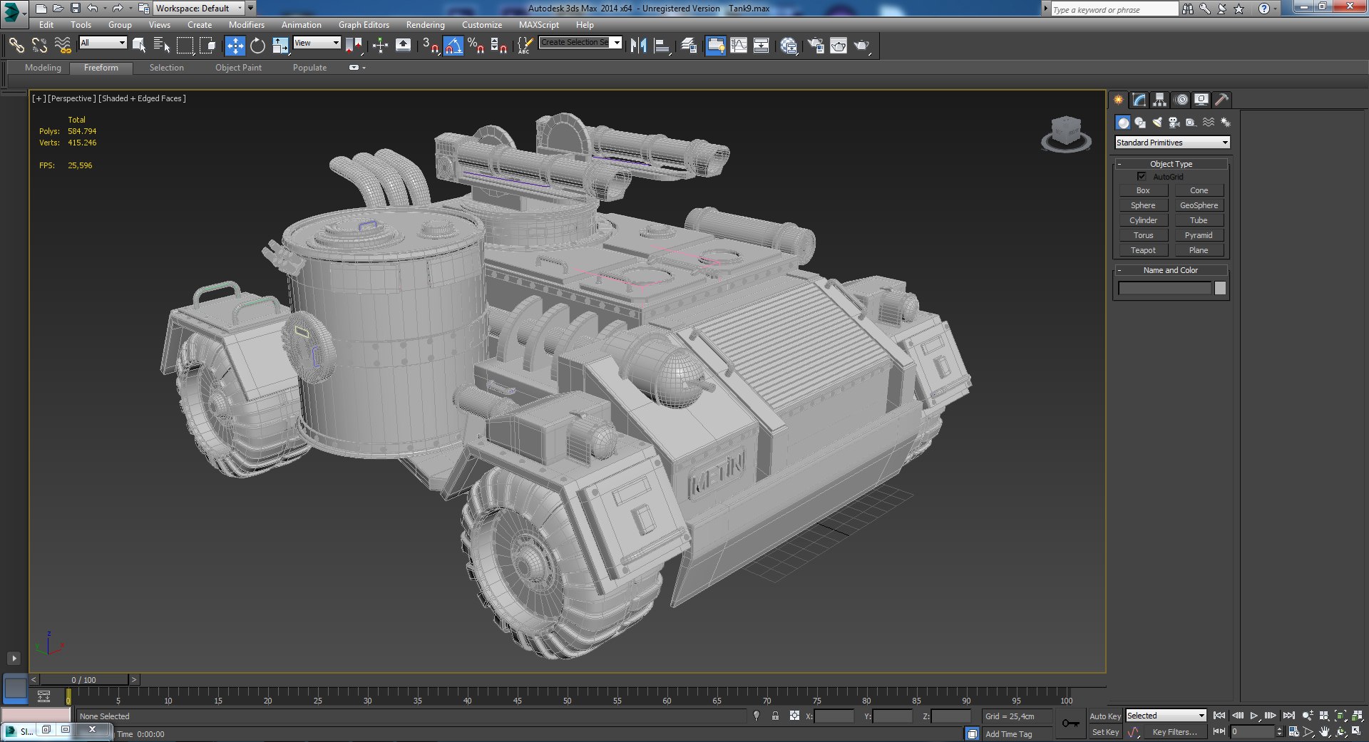 Tank 3d Max