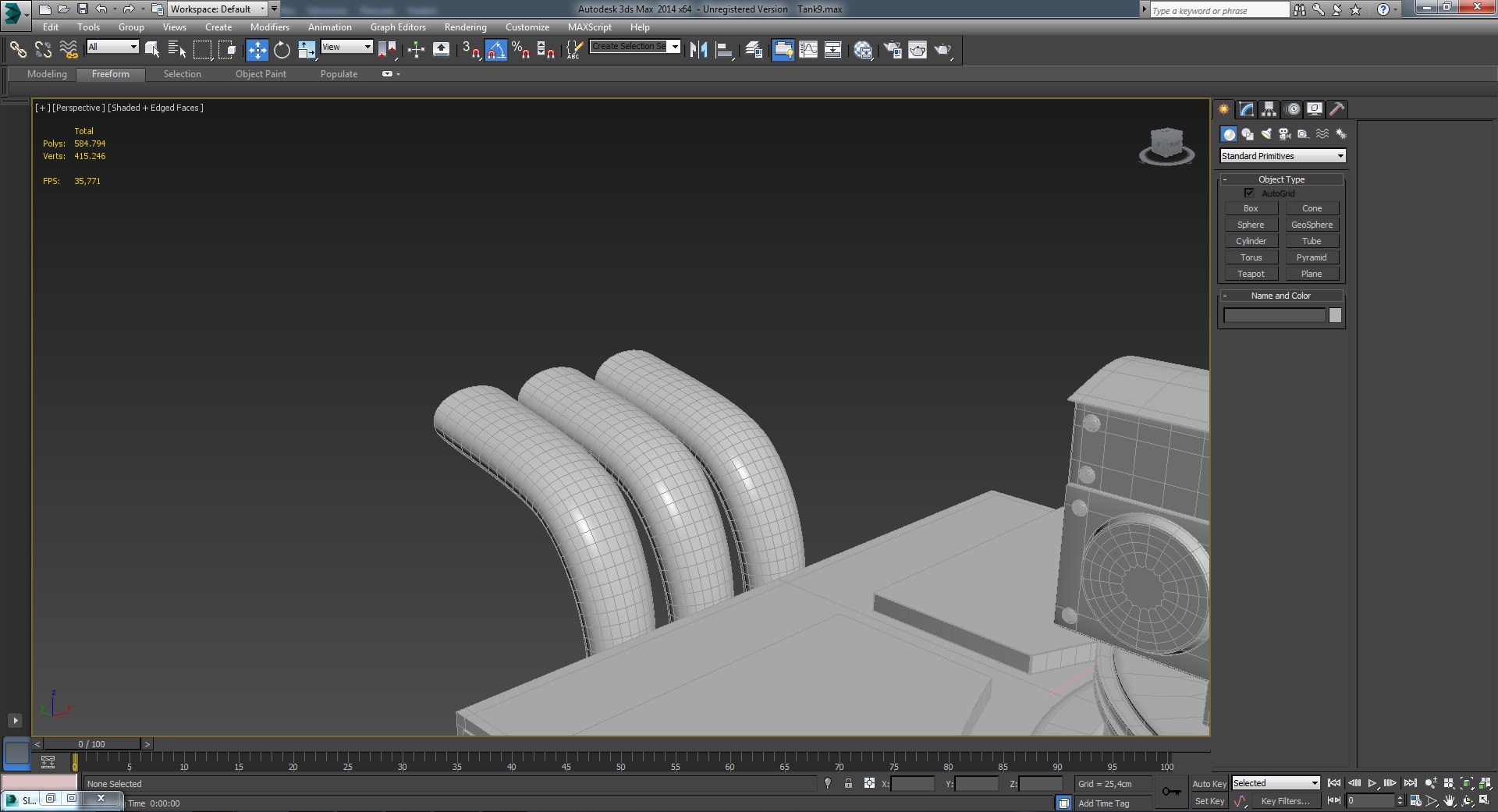 Tank 3d Max