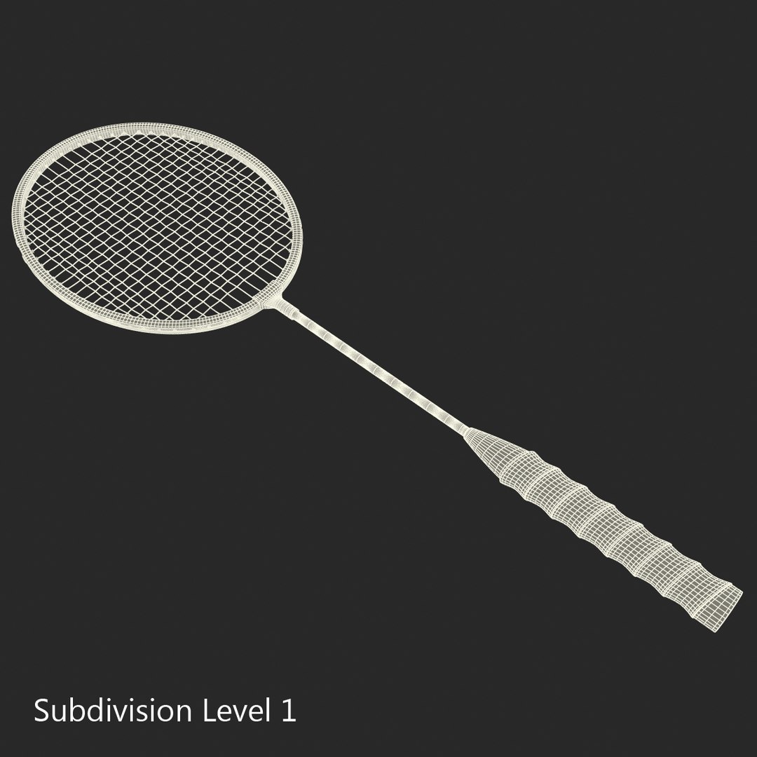 3D badminton racket - TurboSquid 927503