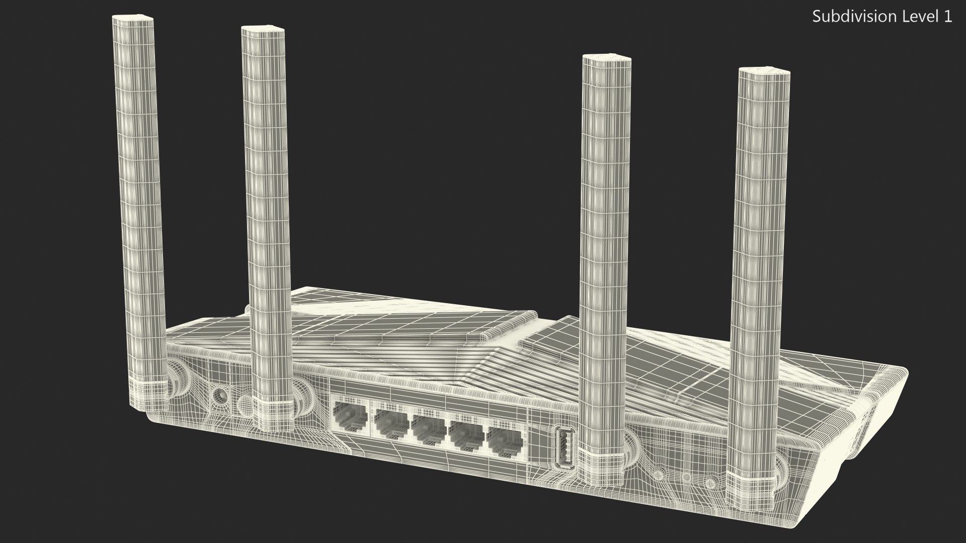 3D wifi 6 router model - TurboSquid 1682109