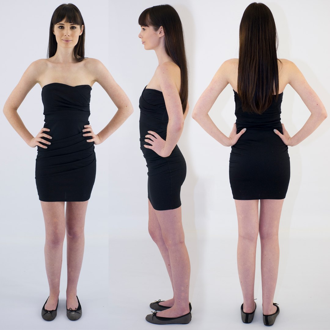 3d Scan Female Woman Model