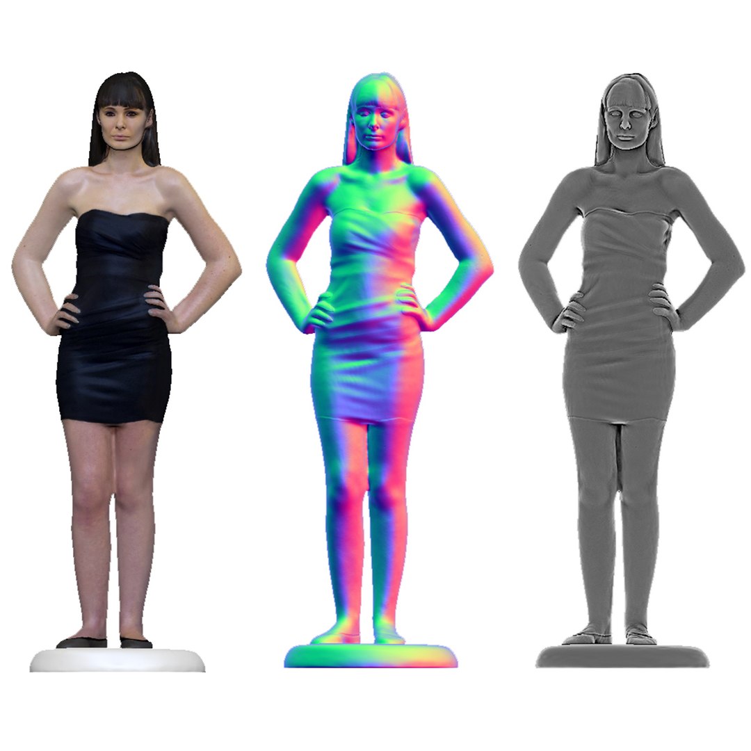 3d Scan Female Woman Model