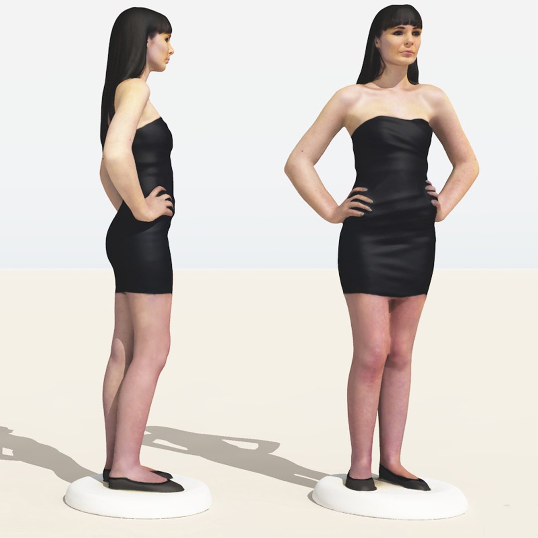 3d Scan Female Woman Model