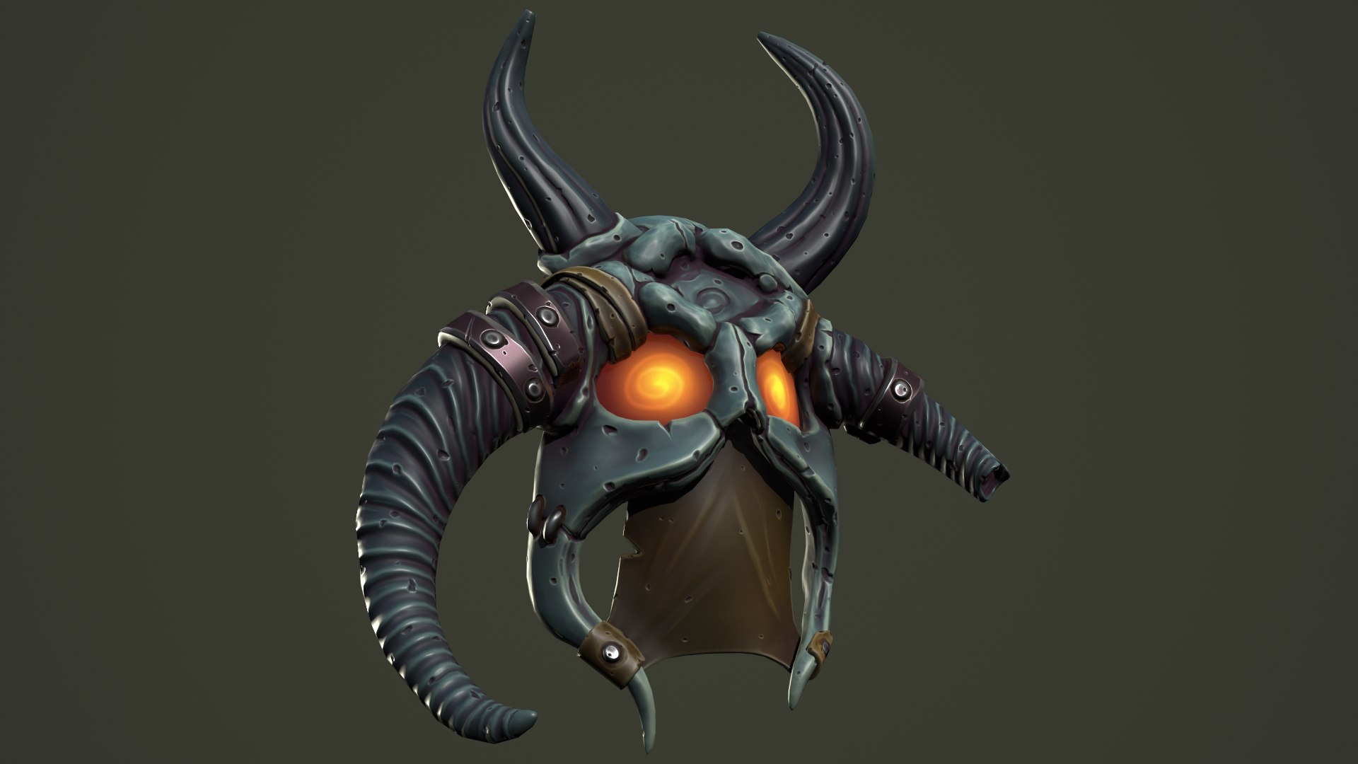 3D Barbarian Mask Model - TurboSquid 1869455