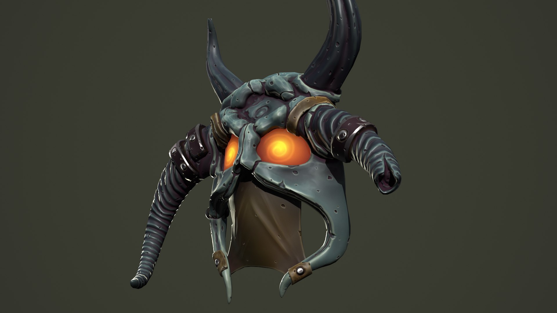 3D Barbarian Mask Model - TurboSquid 1869455