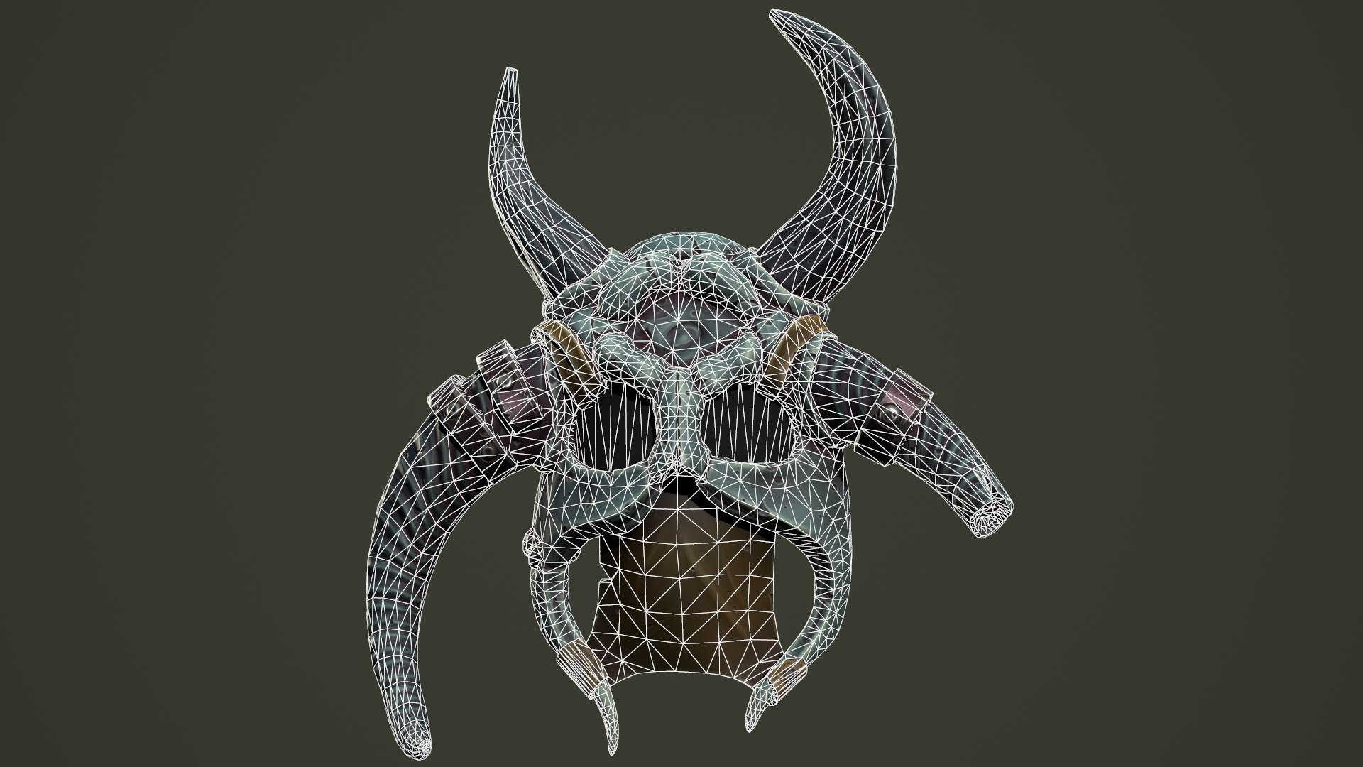 3D Barbarian Mask Model - TurboSquid 1869455