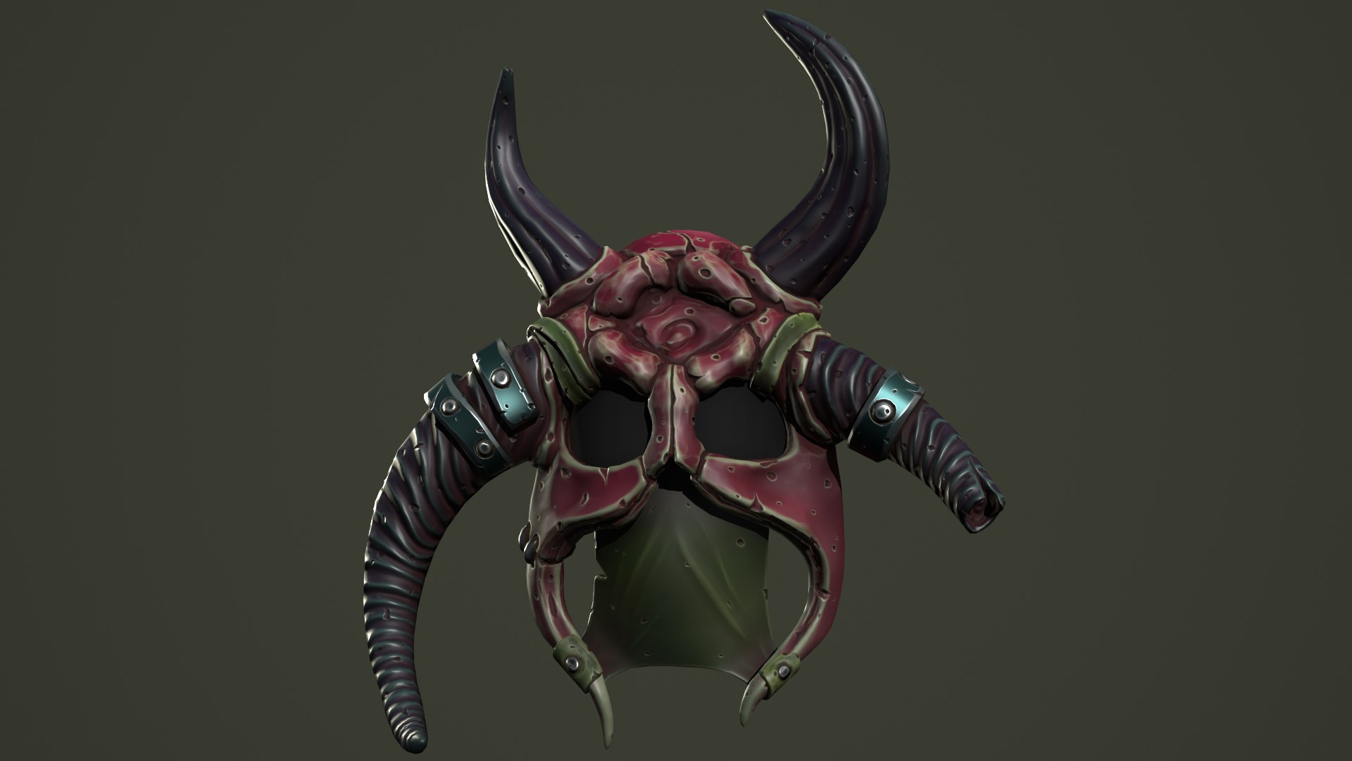 3D Barbarian Mask Model - TurboSquid 1869455