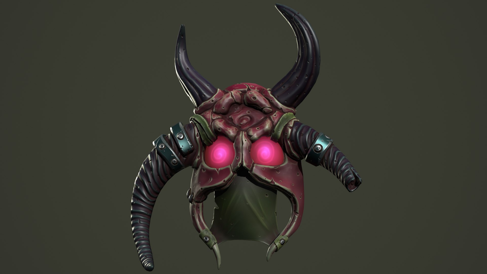 3D Barbarian Mask Model - TurboSquid 1869455